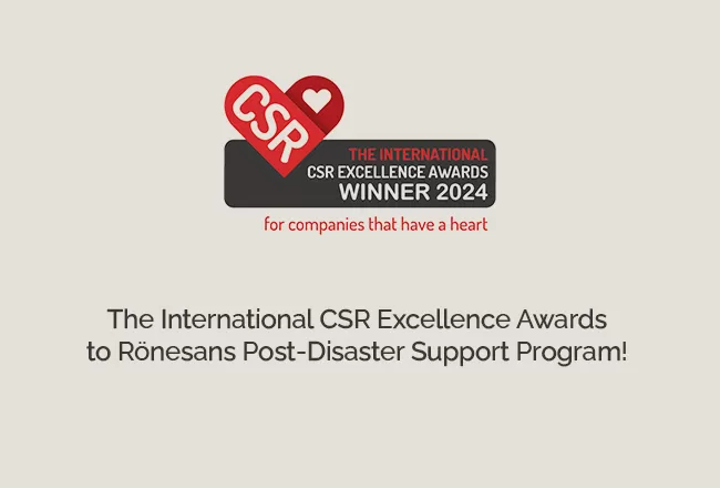 Rönesans Holding wins International CSR Excellence Award in the ...